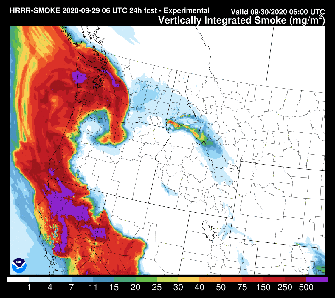Cliff Mass Weather Blog: Smoke is Approaching and Will Settle In ...