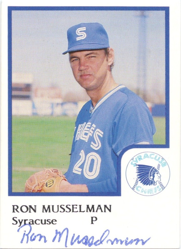 1986 PROCARDS PROJECT: RON MUSSELMAN