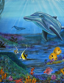 Contemporary Artists of California: Sea Creatures,Fish Dolphin Art ...