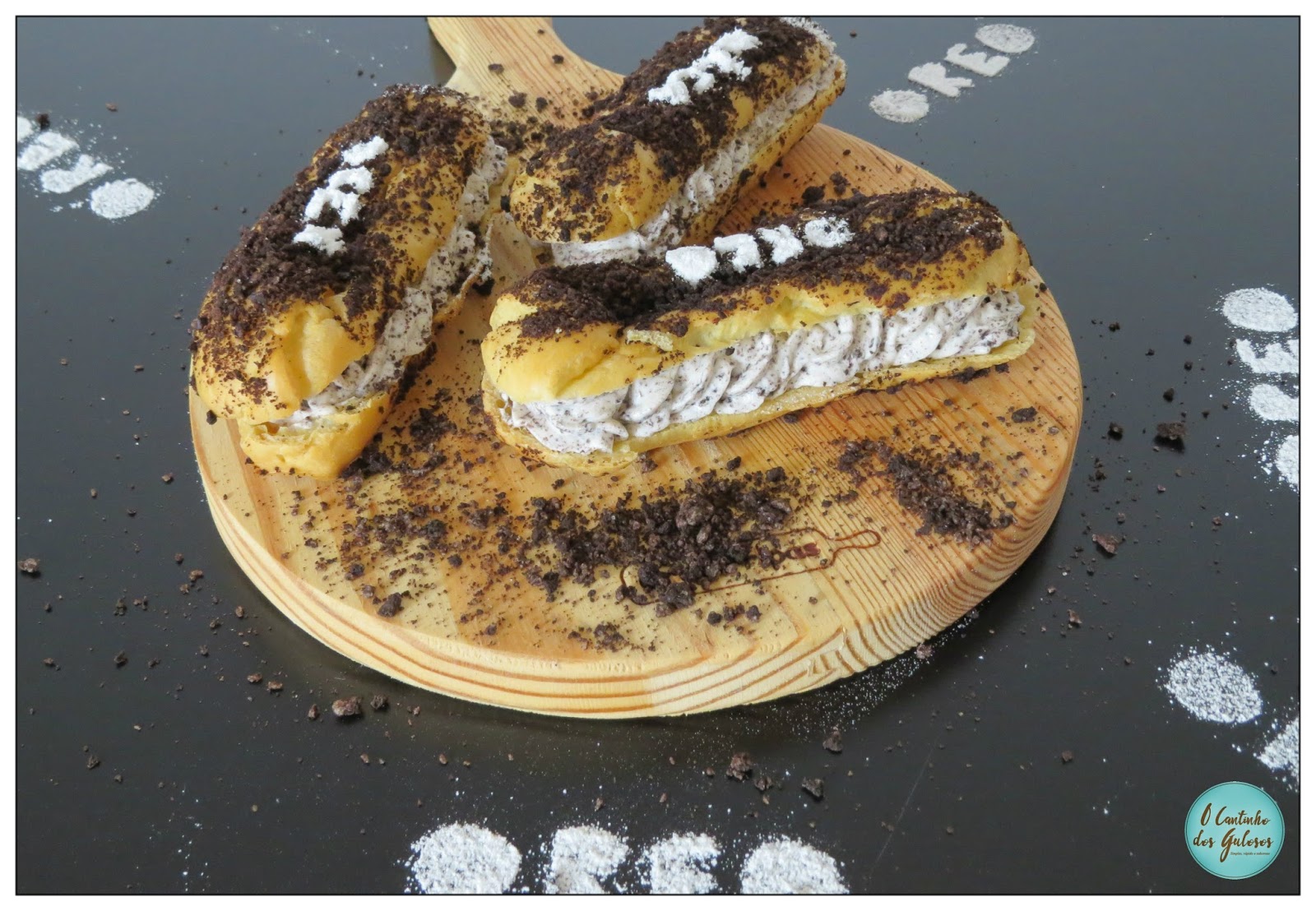 O Cantinho Dos Gulosos: Éclairs de Oreo