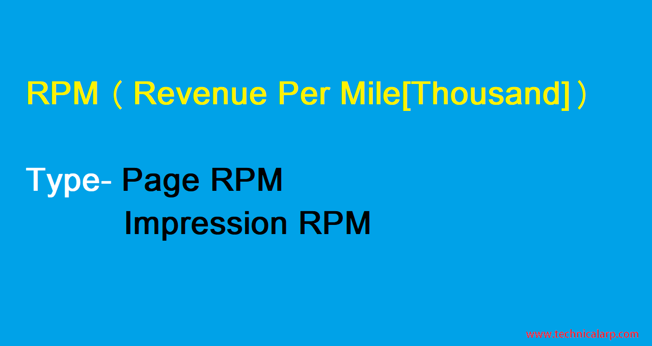 What is CTR, RPM, CPC, Page Views & Impression Views | Basics of ...