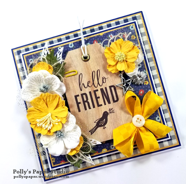 Really Reasonable Ribbon Blog: Hello Friend Greeting Card