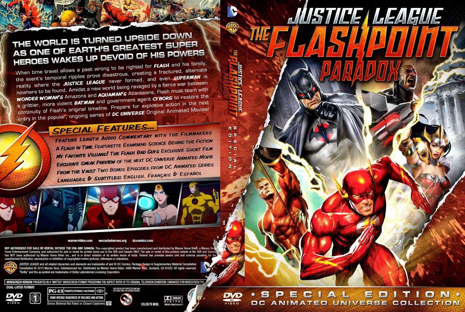 Héroes Animados: Justice League: The Flashpoint Paradox