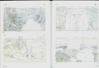 Living Lines Library: もののけ姫 / Princess Mononoke (1997) - Layout Design