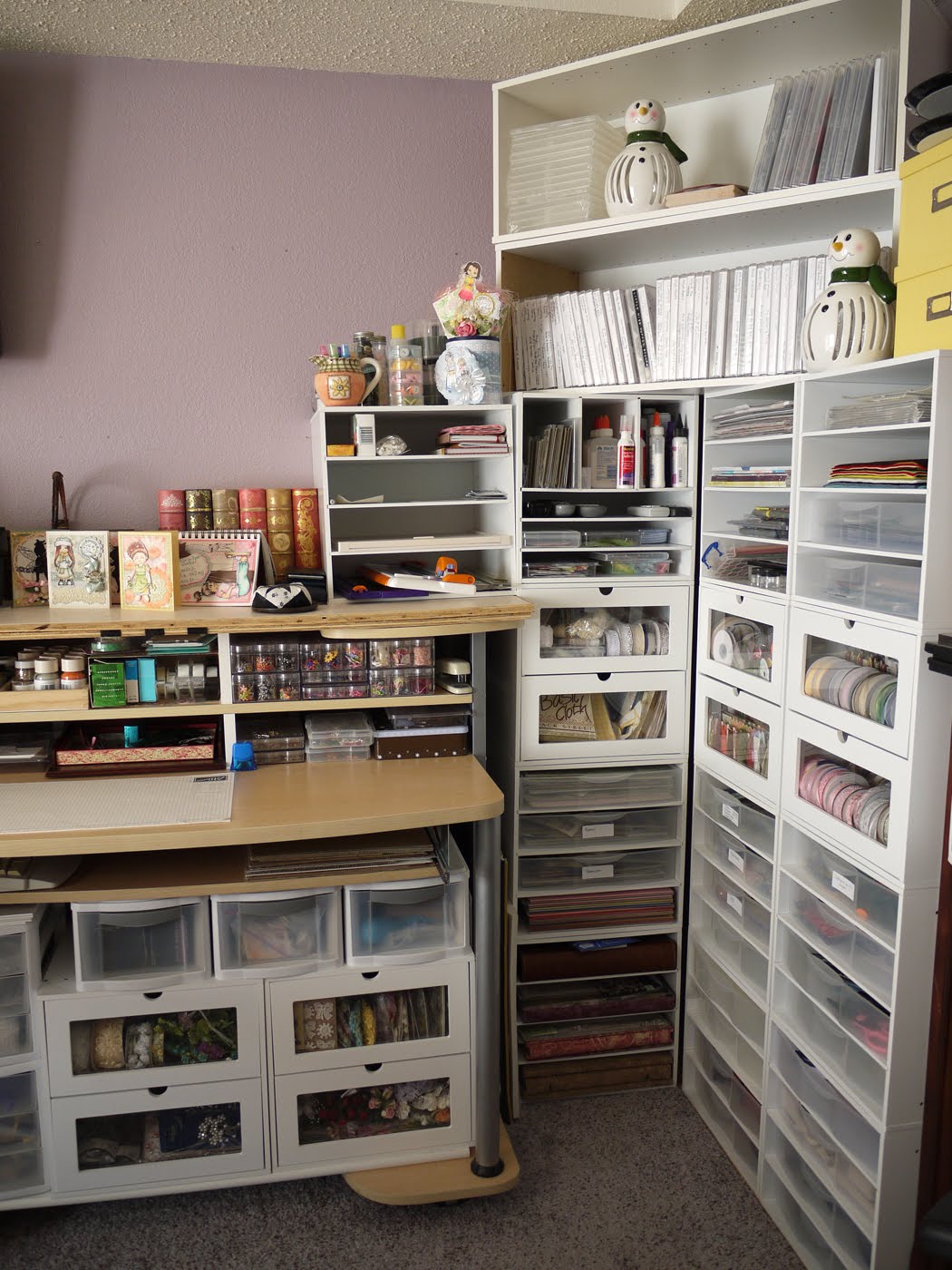 recollections craft desk | Craft storage solutions, Craft room storage ...