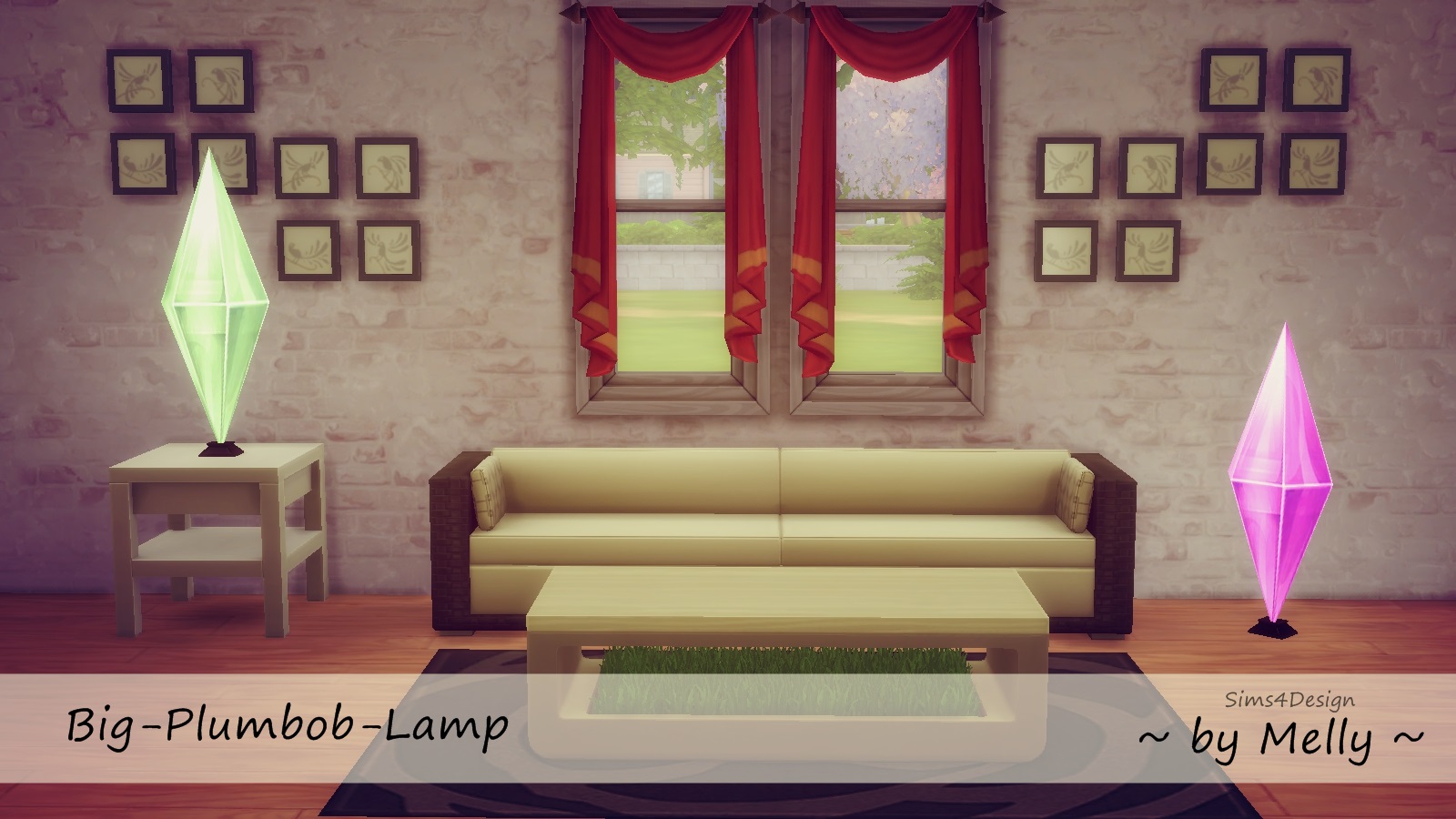 Sims Houses by Melly: Big-Plumbob-Lamp