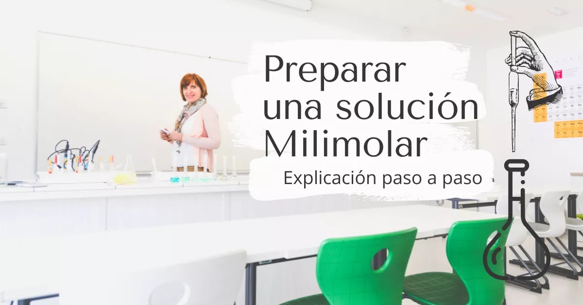 Cómo preparar FÁCIL una solución 100 mM (Milimolar) - Explicación paso ...