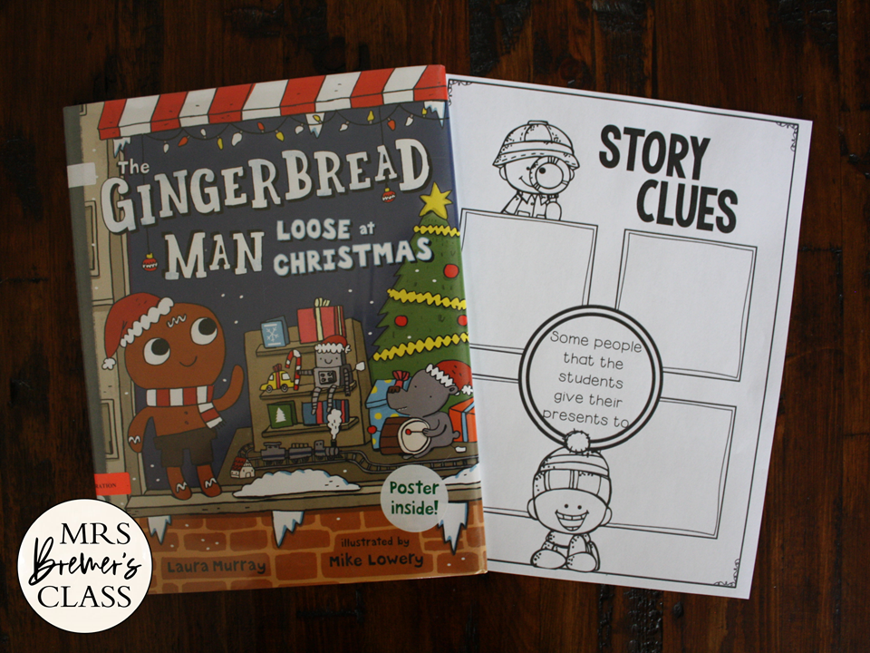 The Gingerbread Man Loose at Christmas | Book Activities and Craftivity ...