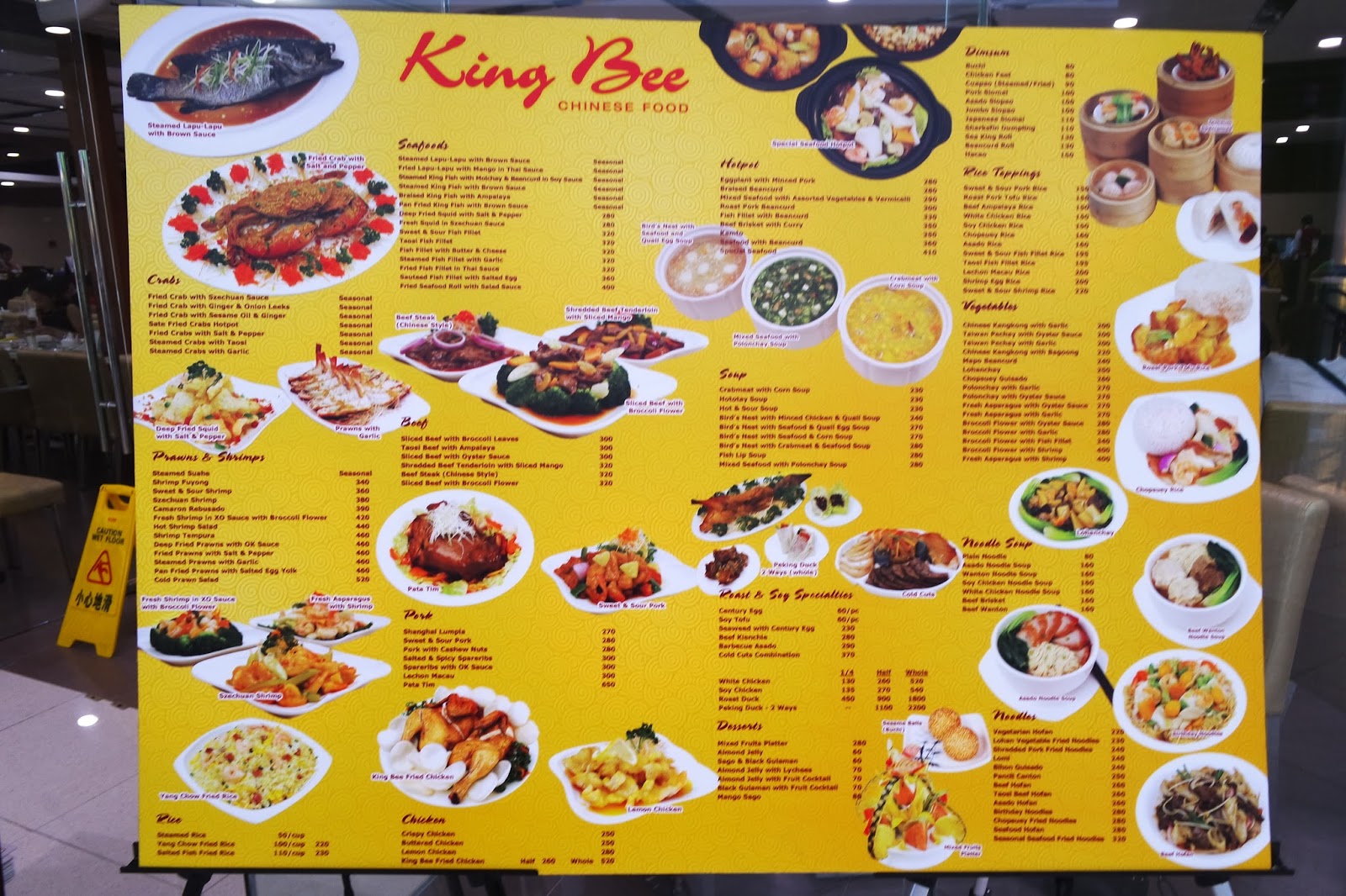 Eats and Chow: King Bee - Chinese Food invades SM Center Angono