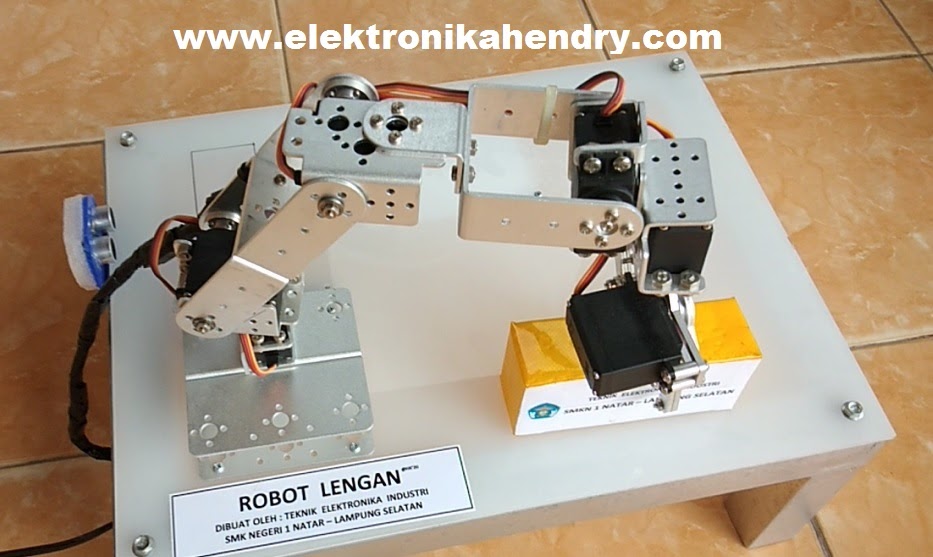Cara merakit Robot Lengan menggunakan 6 buah motor servo - ELEKTRONIKA ...