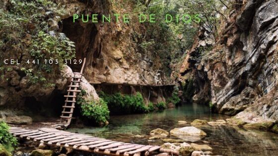 AVENTÚRATE : Puente de Dios del Río Escanela, Tours en la Sierra Gorda ...