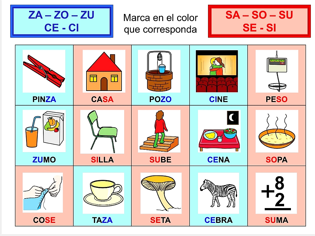 A Fada Tinga: Xogamos coas palabras con /s/ e /z/ 😬😛