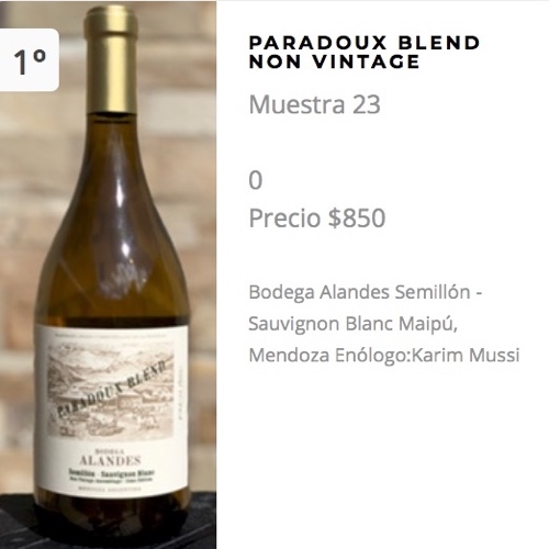 Wine MDQ: Resultados del WineMDQ Tasting de Vinos Blancos 2018