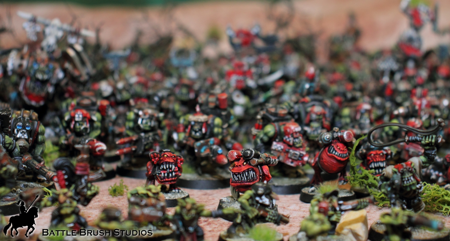 Battle Brush Studios: Showcase: Orks Army Shots