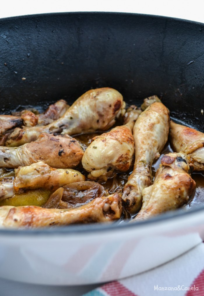Manzana&Canela: Pollo al limón en cocotte