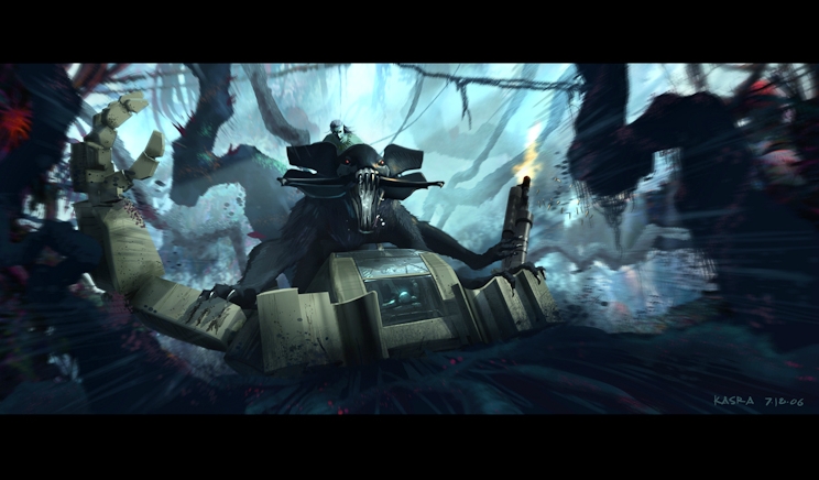 Battle Marines In Dazzling 'Avatar' Concept Art « Film Sketchr