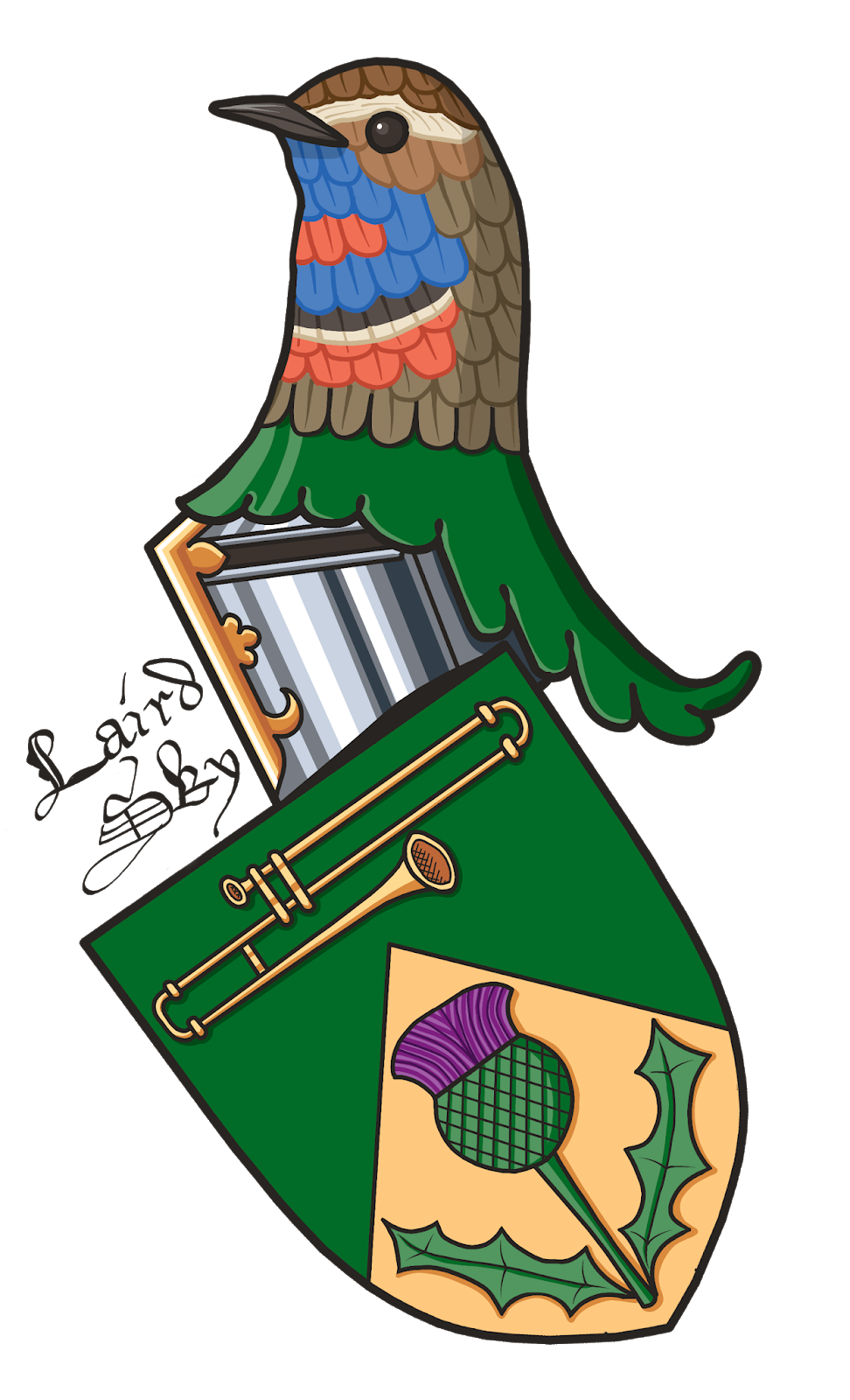 Laird Sky: Bellenville style by Texan based artist Brian Abshier