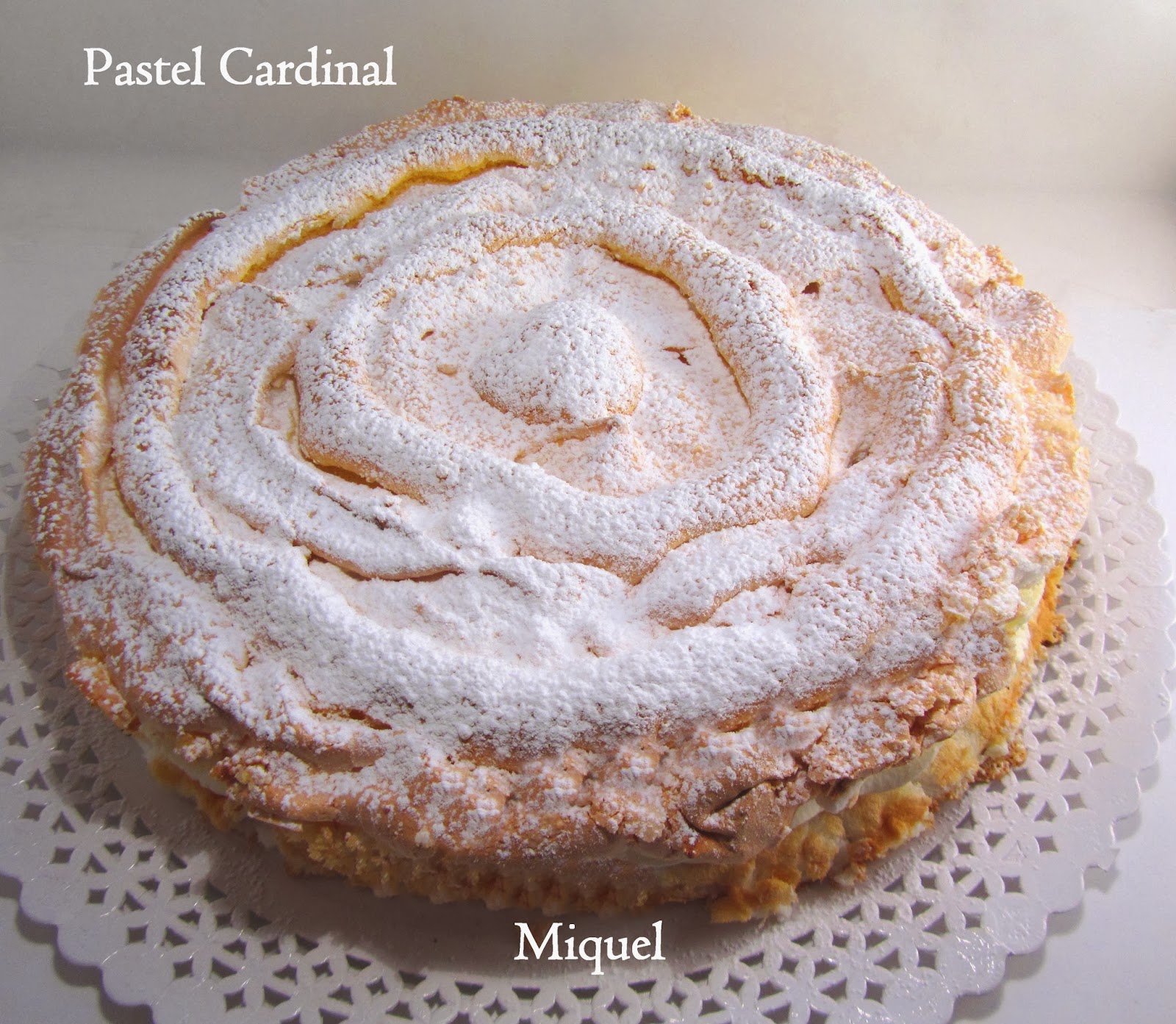 Les receptes del Miquel: pastel cardinal