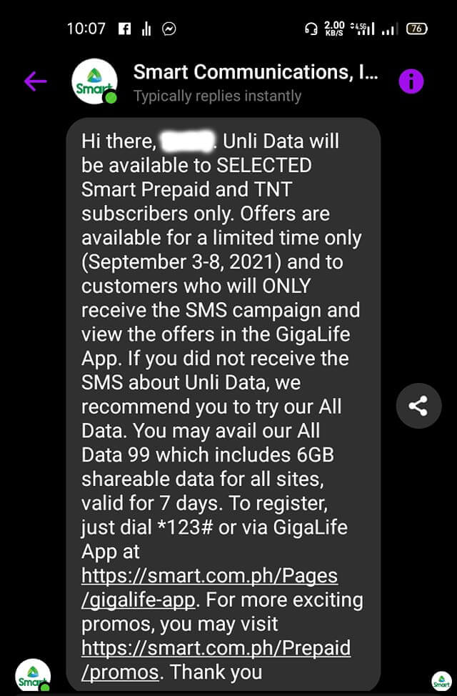 Smart Unli Data 99 and 299 - Unlimited Data Promo for All Sites