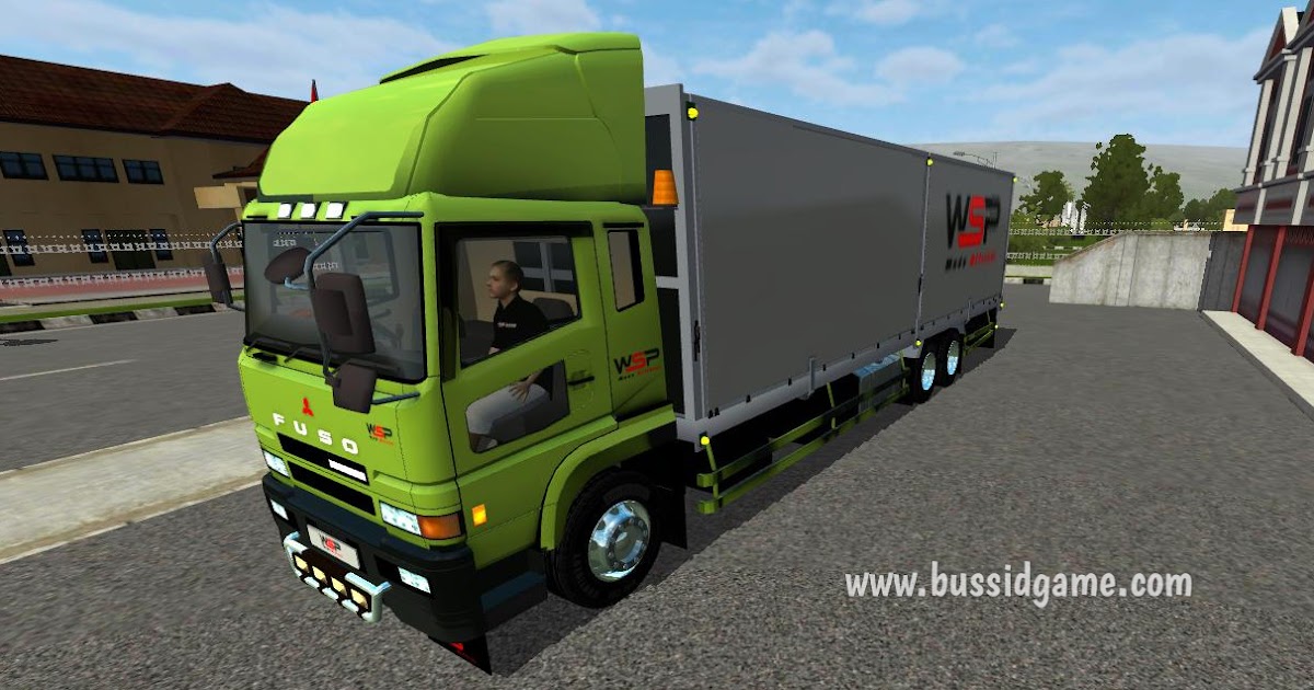Mod Truck Box Mitsubishi Fuso Cvt By WSP - mod bussid grand max