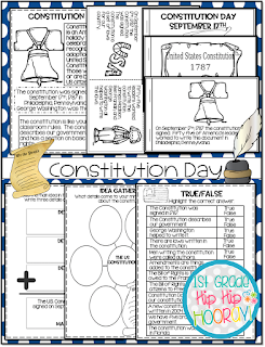1st Grade Hip Hip Hooray!: Constitution Day ... September 17th ...