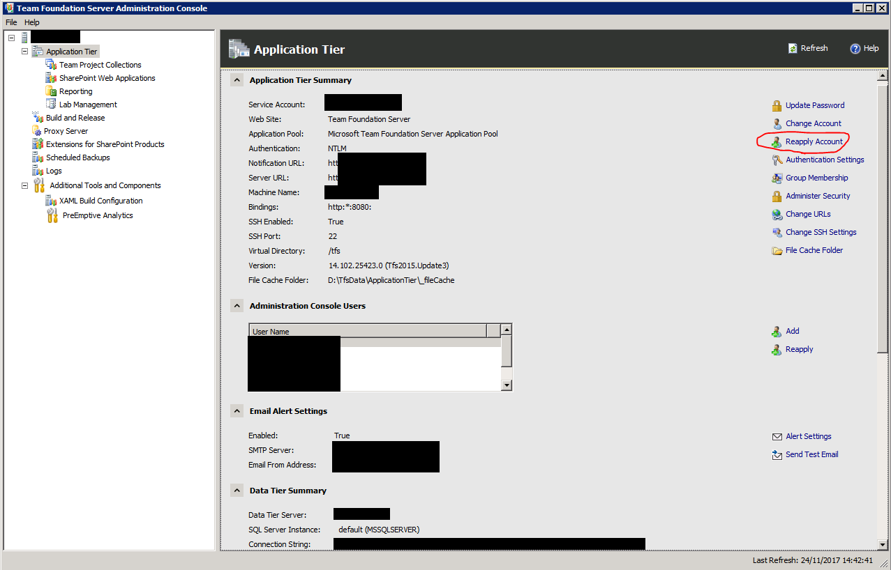 The Grussalo: Moving TFS 2015 databases to a new server The Grussalo: Moving TFS 2015 databases to a new server