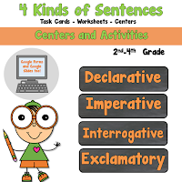 4 Kinds of Sentences Posters - Freebie | Teacher's Take-Out