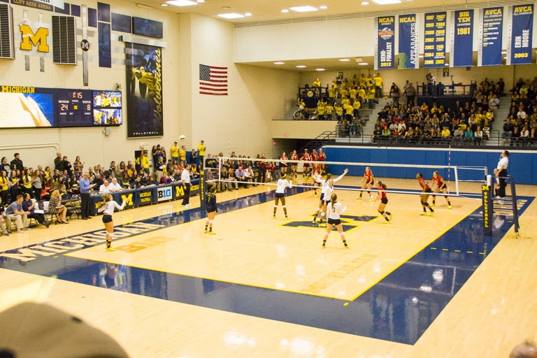 Tales of the Flowers: University of Michigan Volleyball