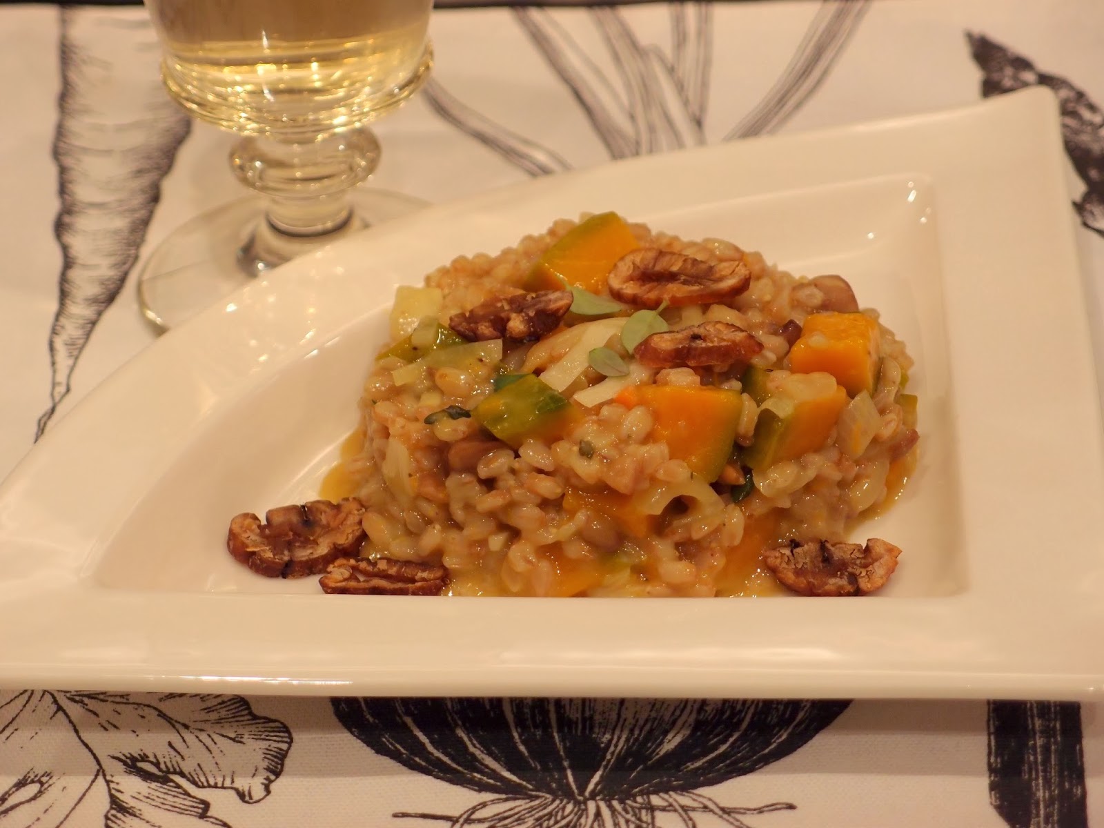 The VegHog: Crown prince squash spelt risotto