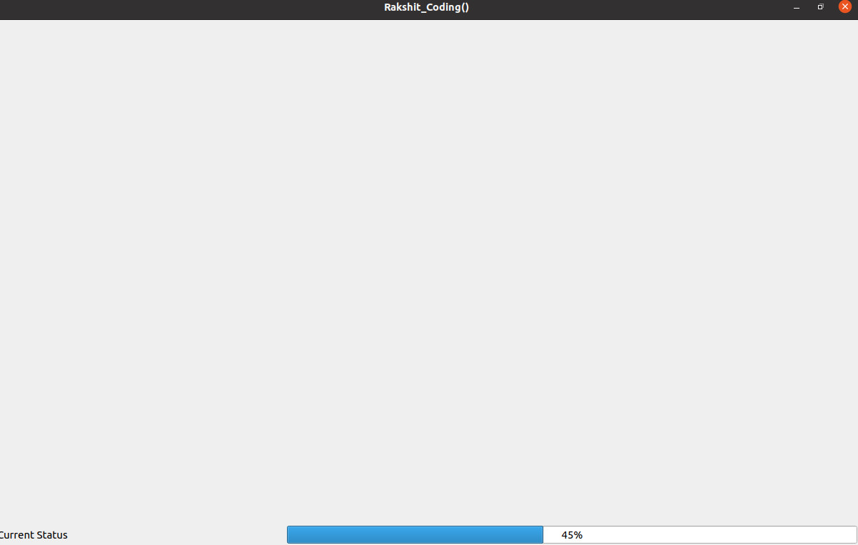 Pyside2 Progressbar How To Create Progressbar Using Pyside2 Qprogressbar