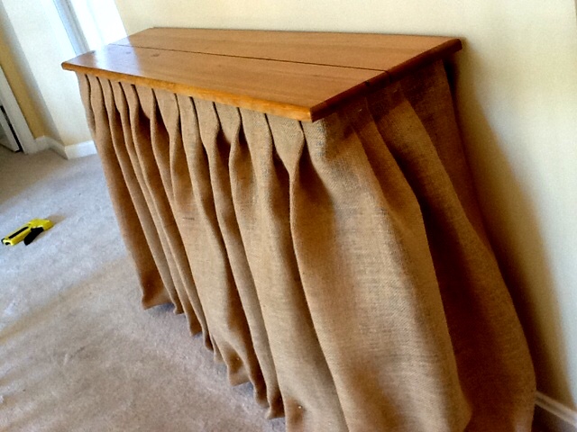 DIY: I Just Love a Cute (Table) Skirt | My Bashful Life