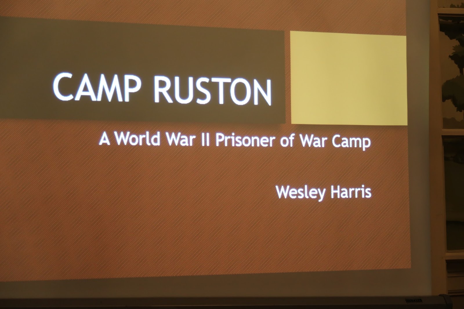 PrunePicker: Ruston WW II POW Camp.