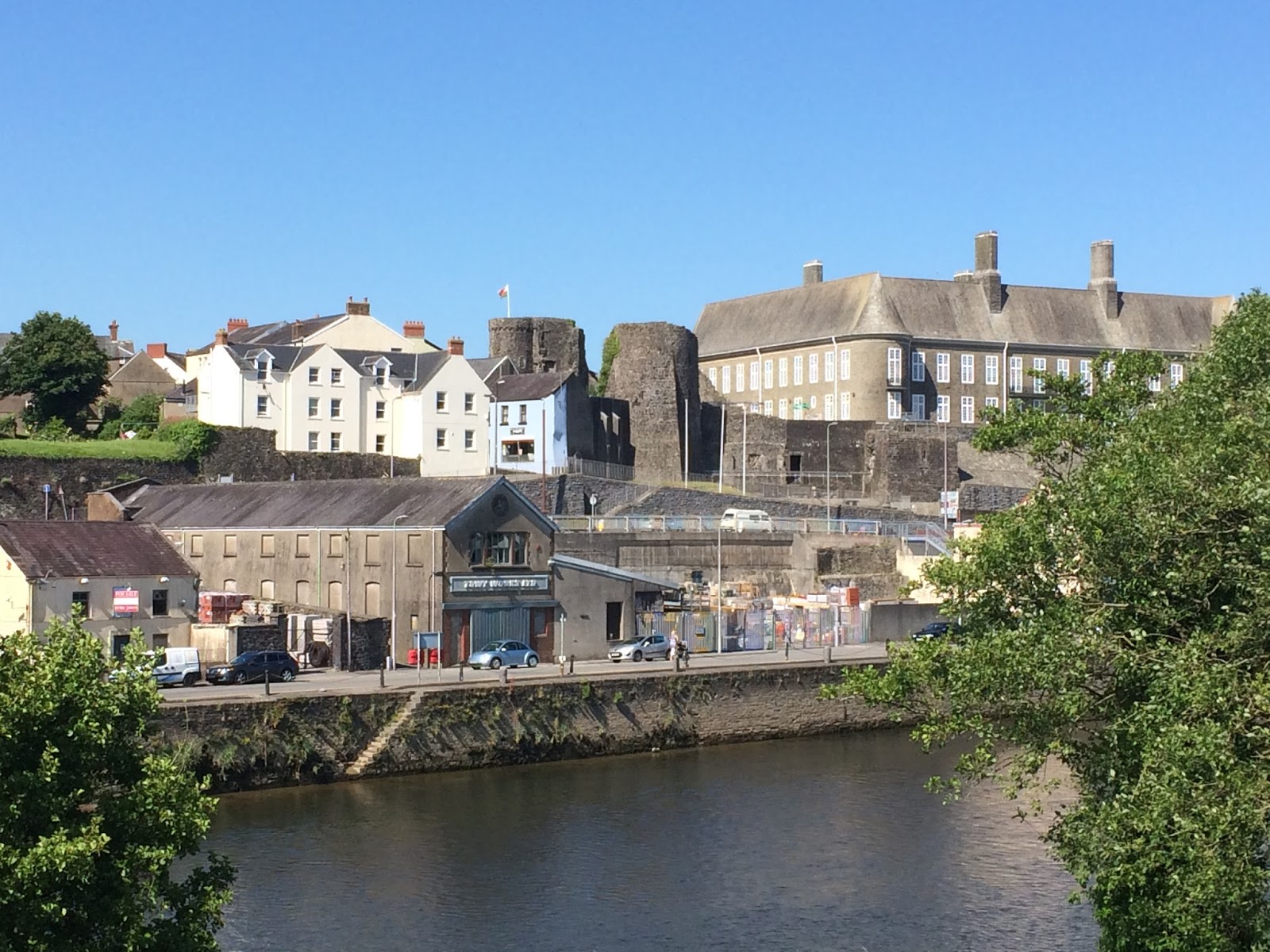 Walking the Chesters: Carmarthen - Cats, Cows and Castles