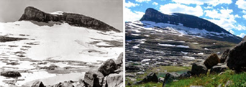 These 9 Before And After Photos Of Melting Glaciers Tell A Shocking ...