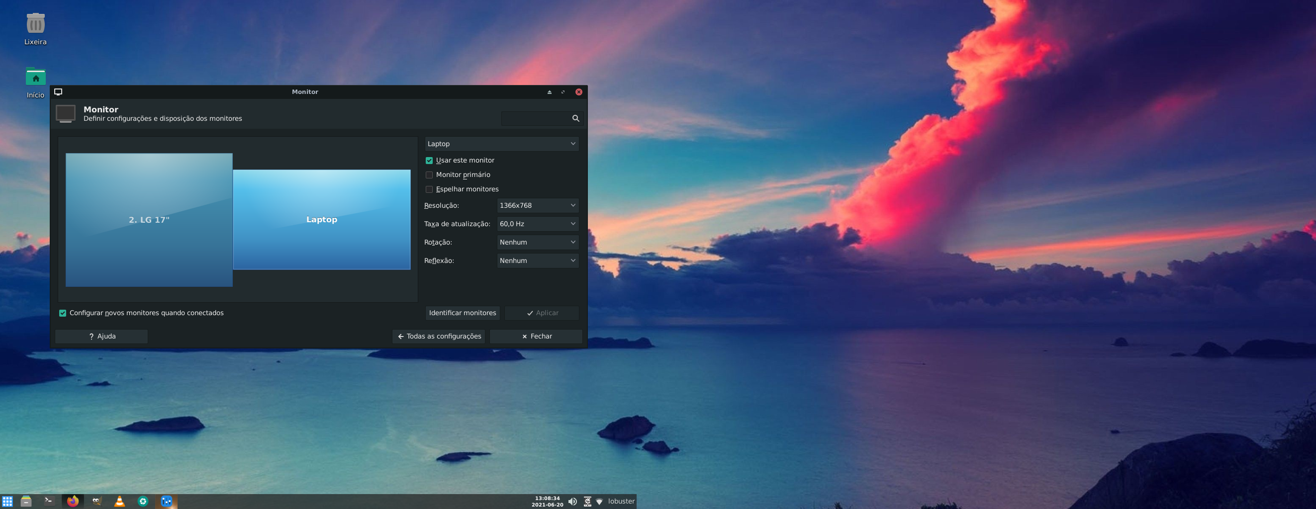 Dual monitor wallpaper no XFCE4 da sua distribuição Linux