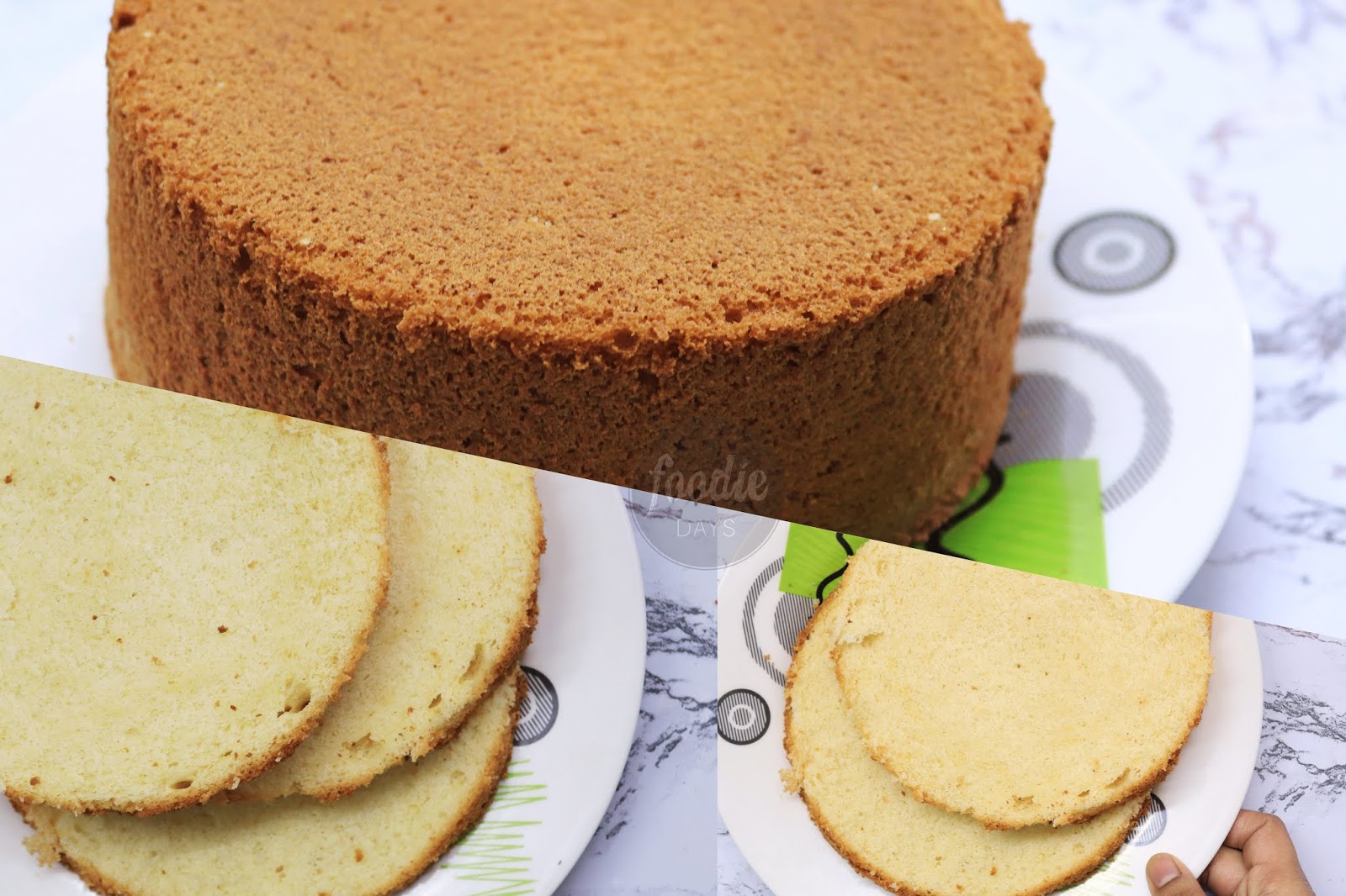 Vanilla Chiffon Cake recipe | Basic vanilla chiffon cake