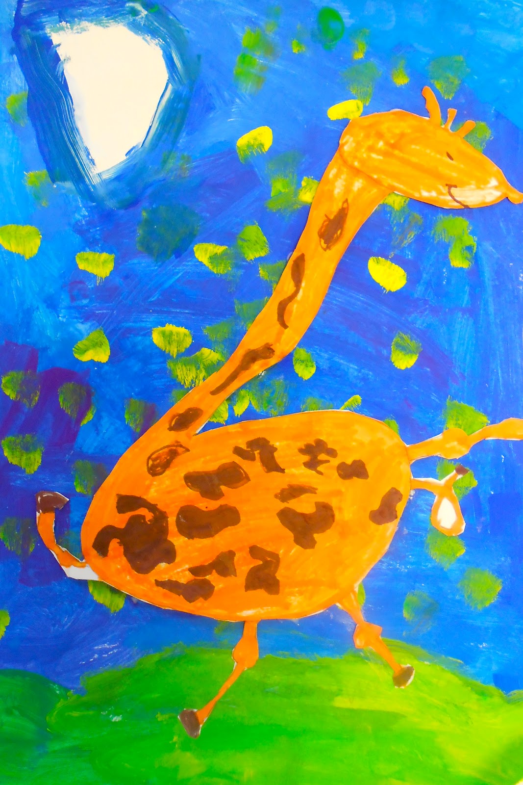 Art. Eat. Tie Dye. Repeat.: 1st Grade Giraffes Can't Dance