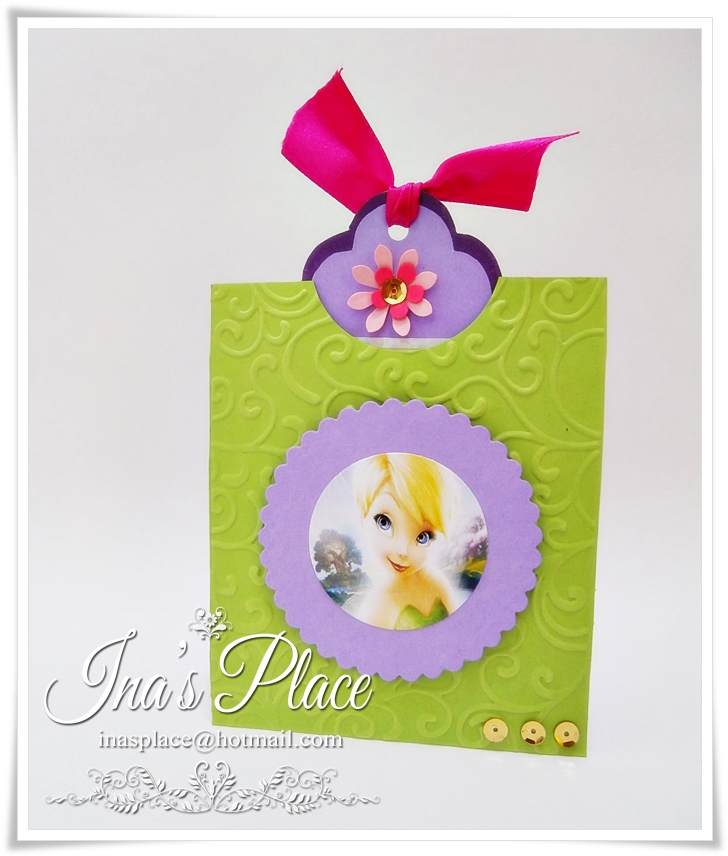 Como hacer invitaciónes de cumpleaños de tinkerbell - Imagui