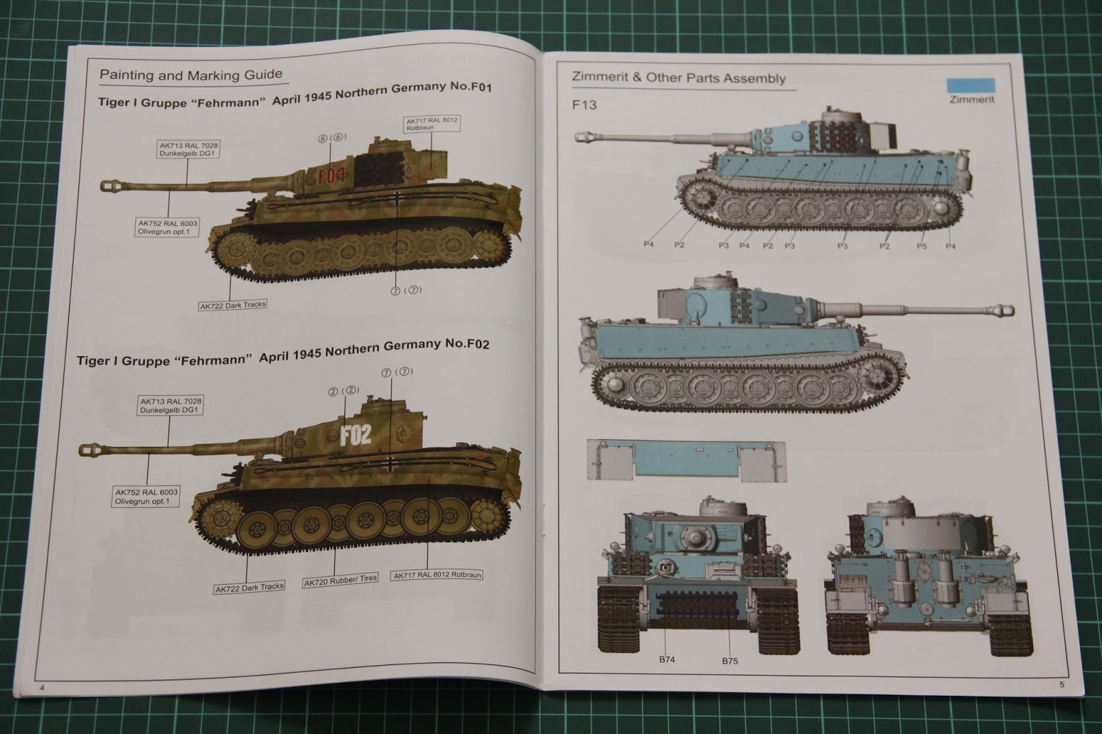 Rye Field Model 1/35 Tiger I Gruppe "Fehrmann" (RM-5005) - DetailScaleView