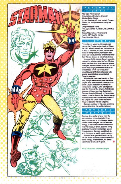 Rip Jagger's Dojo: The Adventures Of Starman!