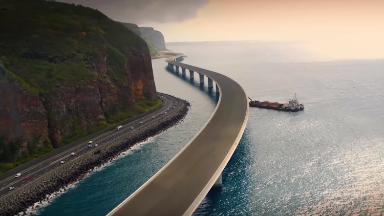 Just A Car Guy: Did you notice this amazing cool highway in the new ...