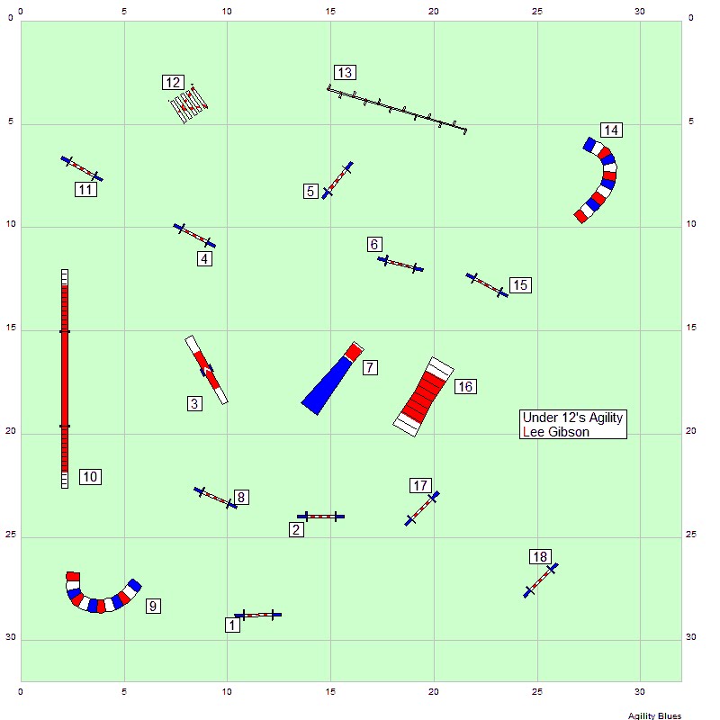 Lee Gibson Training: Agility For Juniors Grand Prix Course Plans