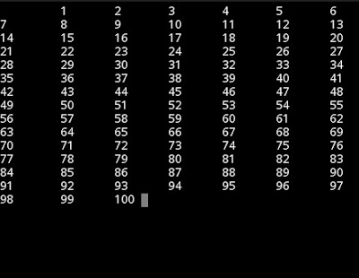 C program to print 1 to 100 numbers without any loop or recursion - My ...