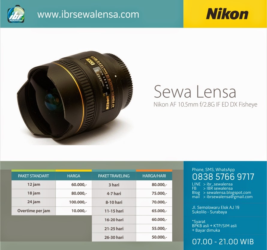 2 IBR sewa kamera lensa mirrorless DSLR: SEWA LENSA Nikon AF 10,5mm f2 ...