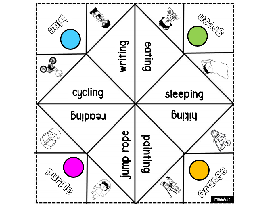 ASH THE TEACHER: Year 3 Vocab Cootie Catchers