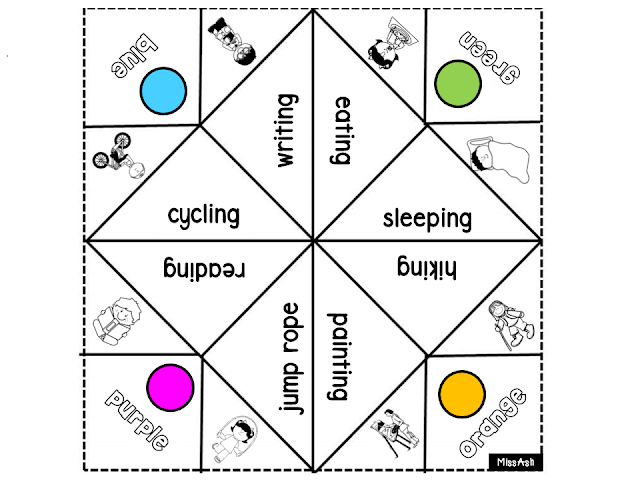 ASH THE TEACHER: Year 3 Vocab Cootie Catchers