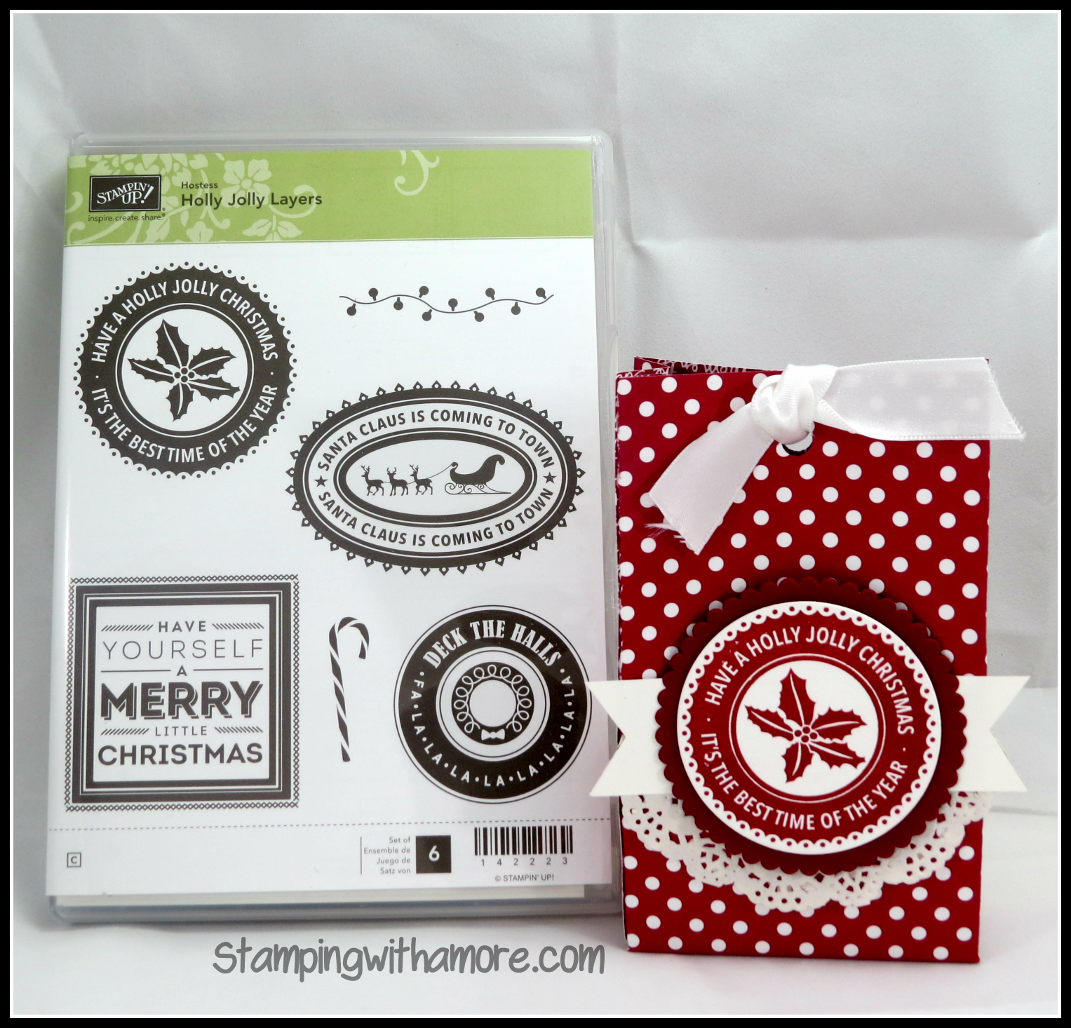 Stampingwithamore: QUICK & EASY HOLIDAY TREAT BAG