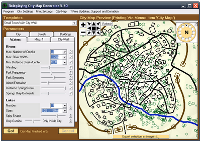 Generador de ciudades / Roleplaying City Map Generator | TecnoMedium
