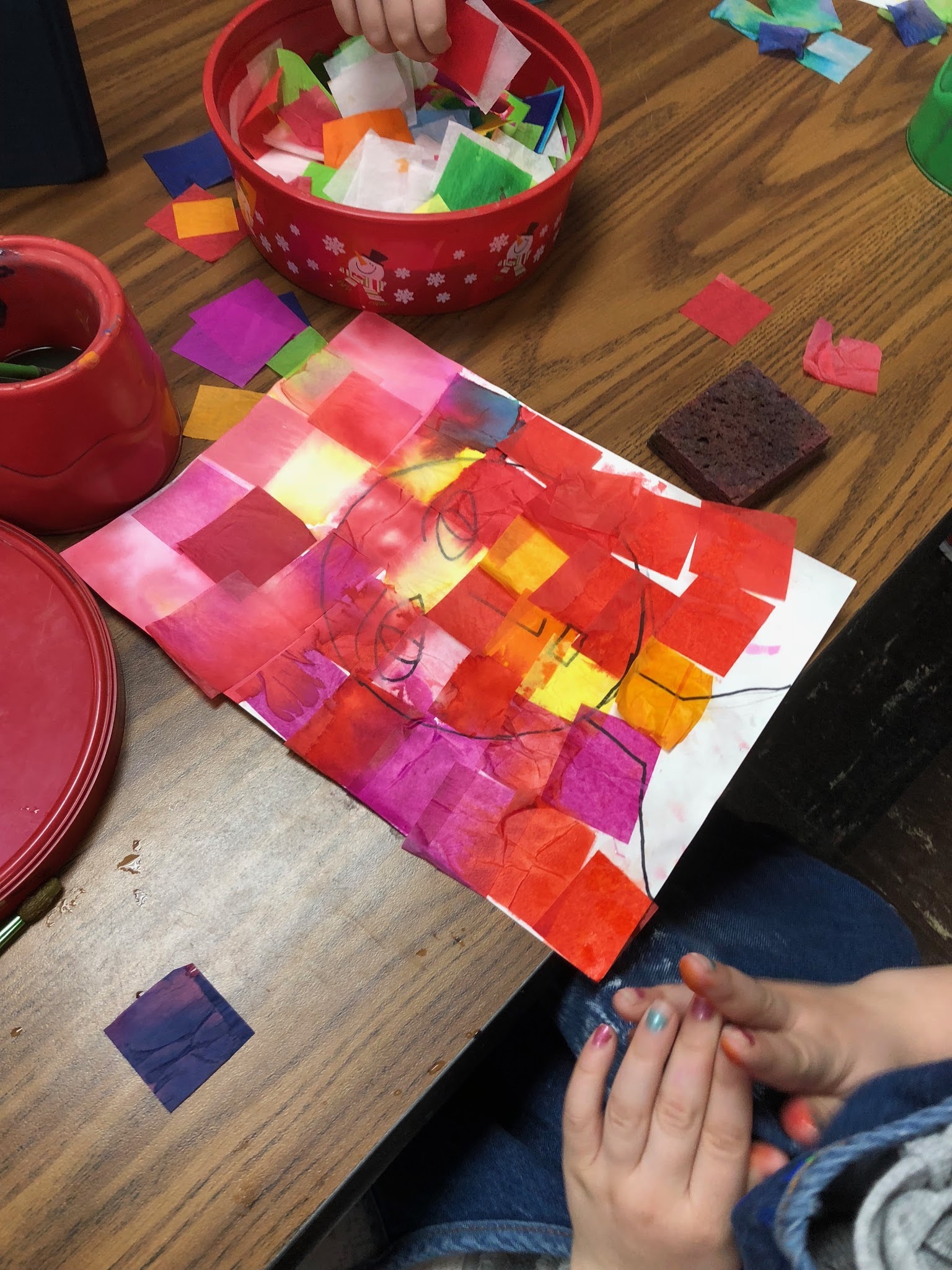 Mrs. Harris' art room: Paul Klee 1st grade art warm and cool colors lesson