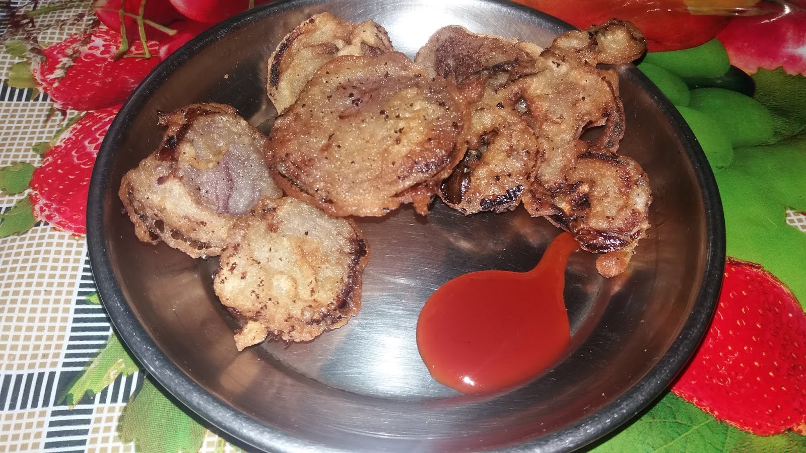 Onion ring fries/ batter onion ring recipe/ crispy easy fries